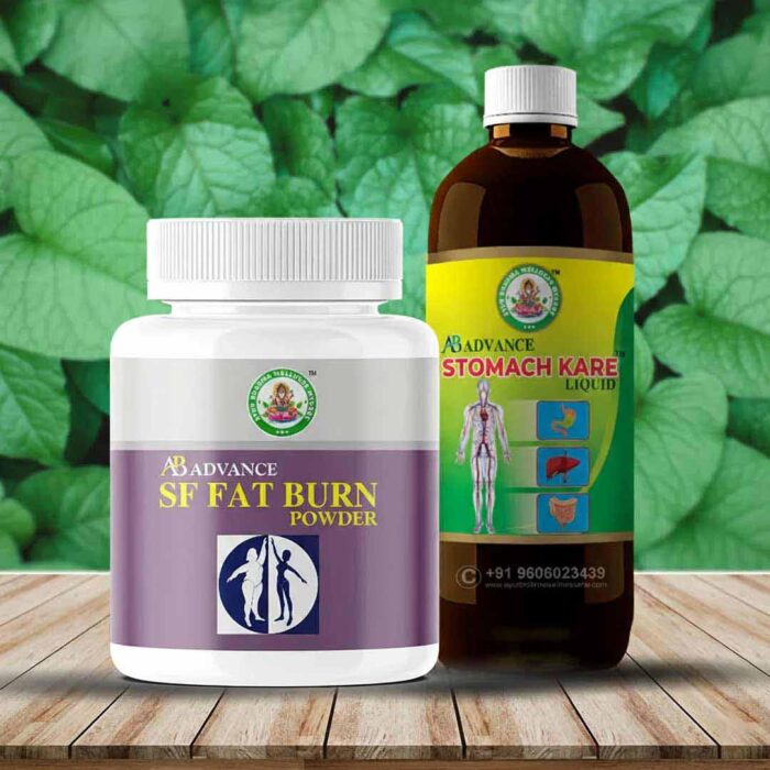 Ayur Brahma SF Advance Fat Burn Powder & Stomach Kare Combo - authentic ...